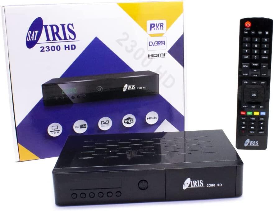 Iris 2300 HD, Iris 2400 Combo, IRIS 2100 UHD 4K Receptor Satélite Decodificador con Wifi ...