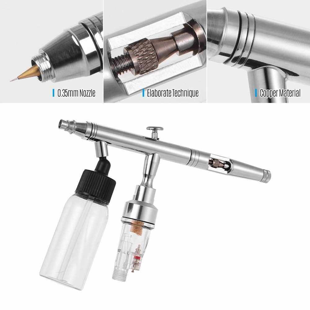 Portable Suction Feed Airbrush Airbrushing Set Kit Dual-Action High ...