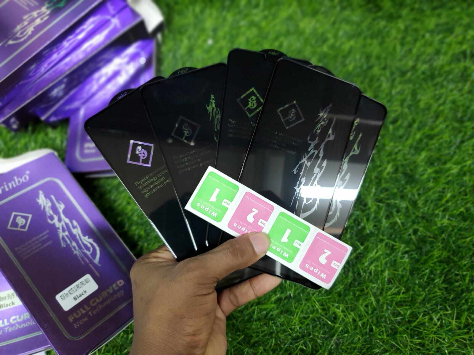 Rinbo Glass Premium Quality Curve Glass Screen Protector For Samsung ...