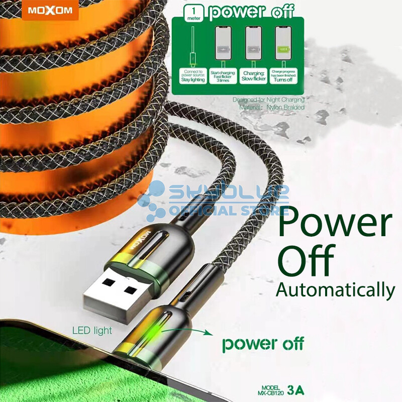 Moxom Original MX-CB60 3A Smart Charging Automatic Power Off I USB Data ...