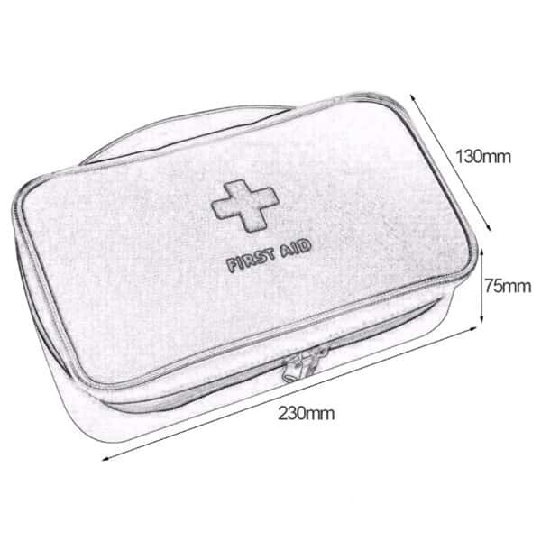Portable Medical kit First Aid Anti-epidemic protective Bag travel