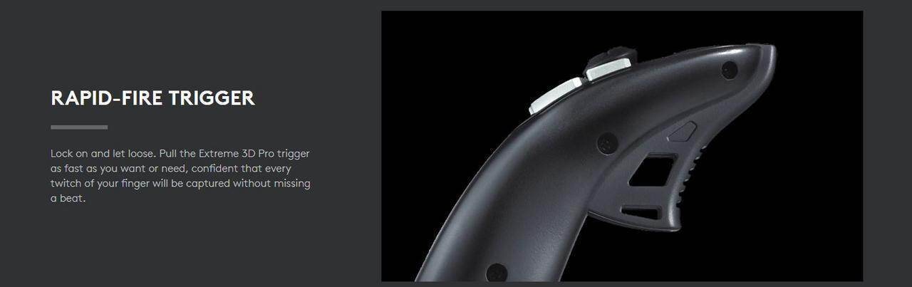 Buy Logitech Extreme 3D Pro Gaming Joystick Twister Control at Best ...