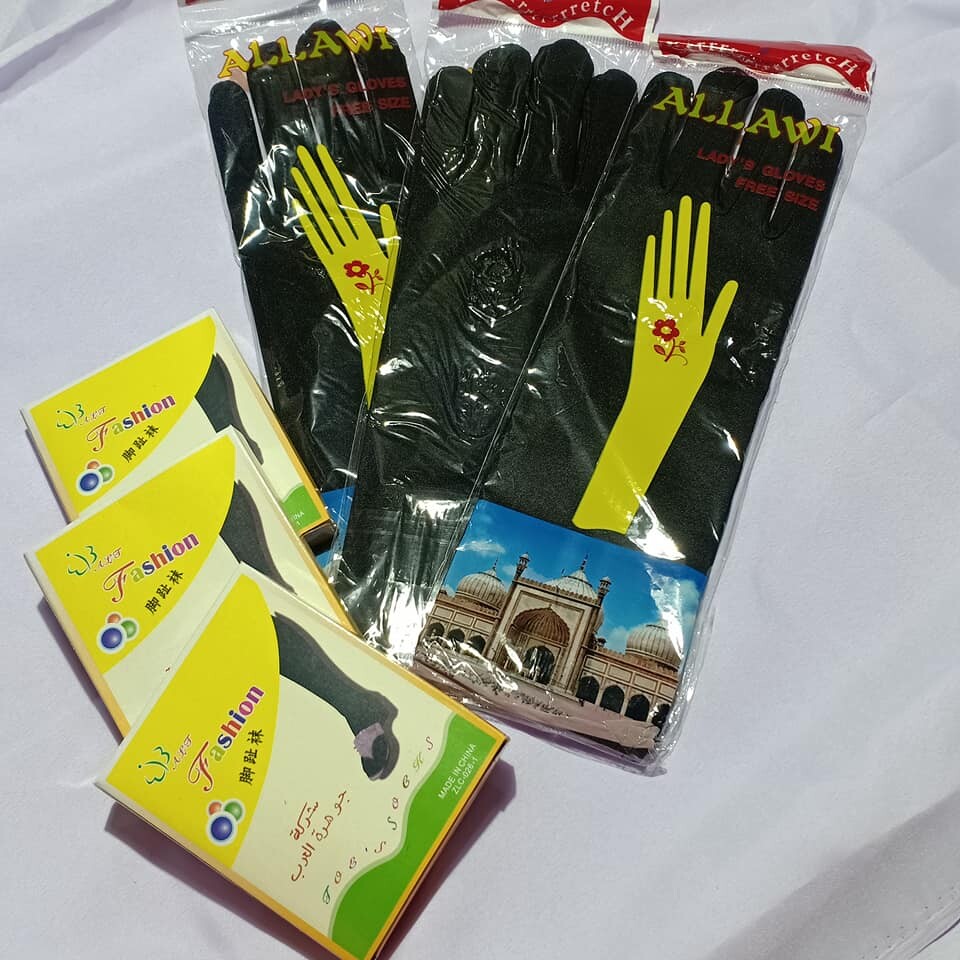 Combo Of Hand And Leg Socks For Women Muslim Socks