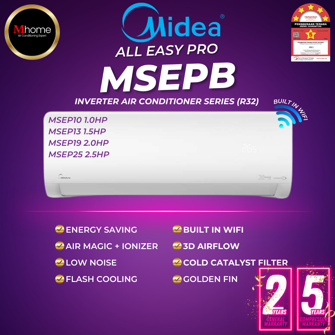 Shop Latest Midea 1hp Aircond With Installation online | Lazada.com.my