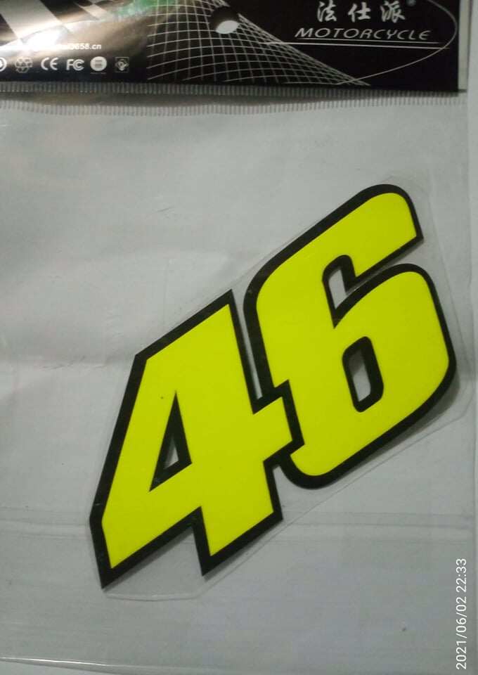 Logo Reflective Emblem Decal Car Bike Sticker Logo (5X5 Inch)