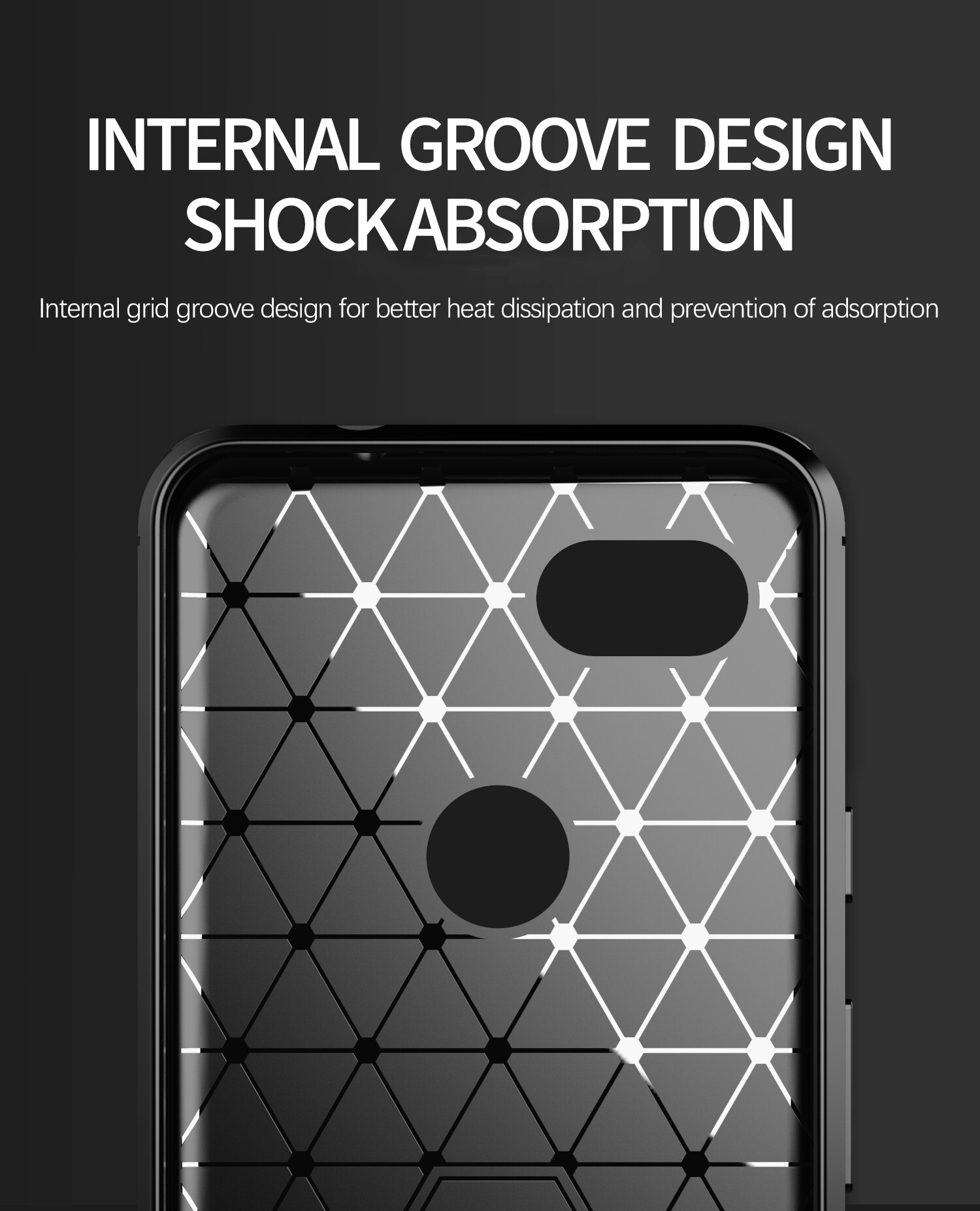 Lenuo Carbon Fiber Bumper Phone Case For Google Pixel 3A XL Back Cover ...