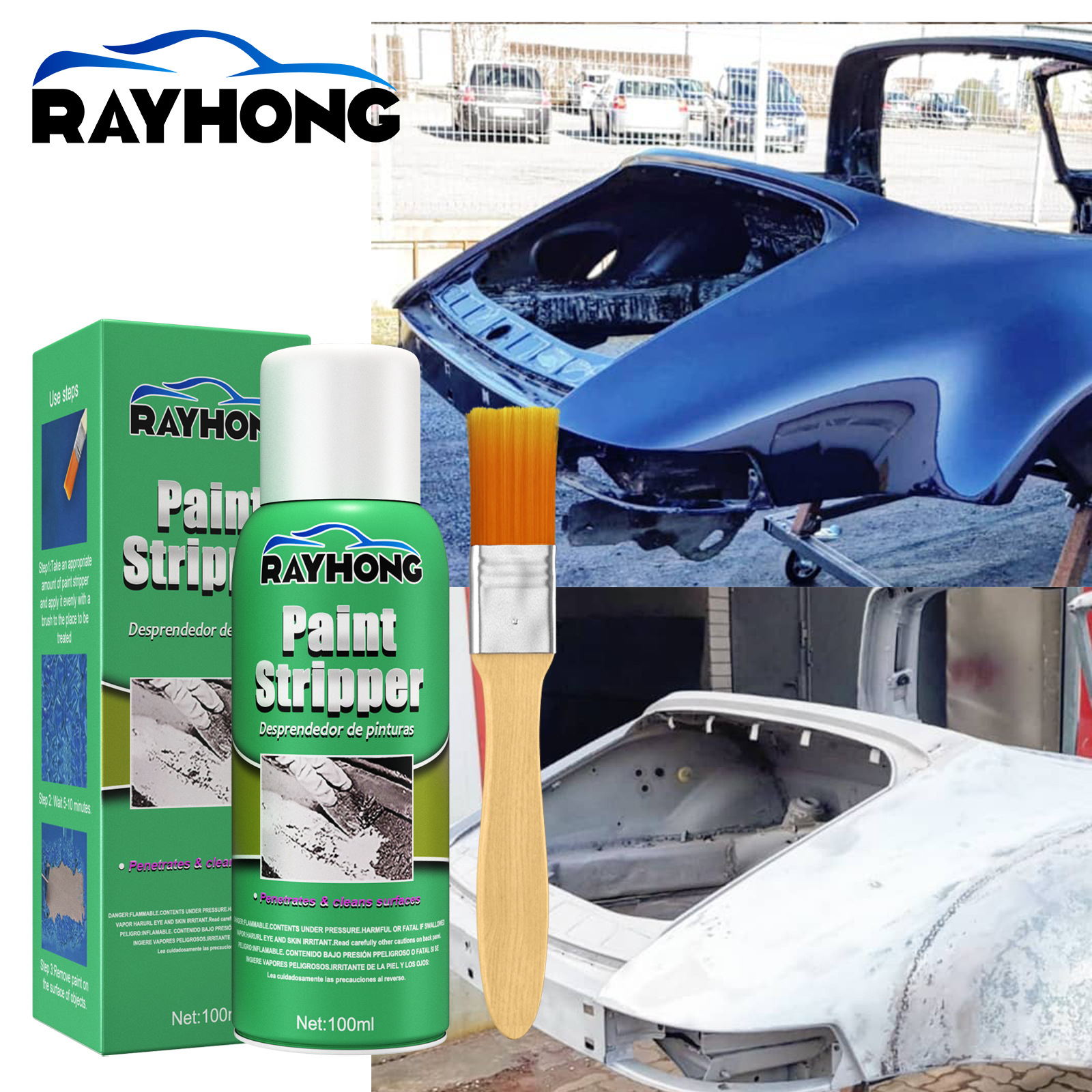 Paint Stripper On Car Paint