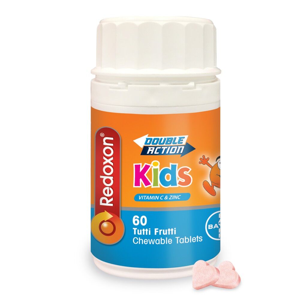 【READY STOCK】Redoxon Kids Double Action Chewable Tablets (60's) | PGMall