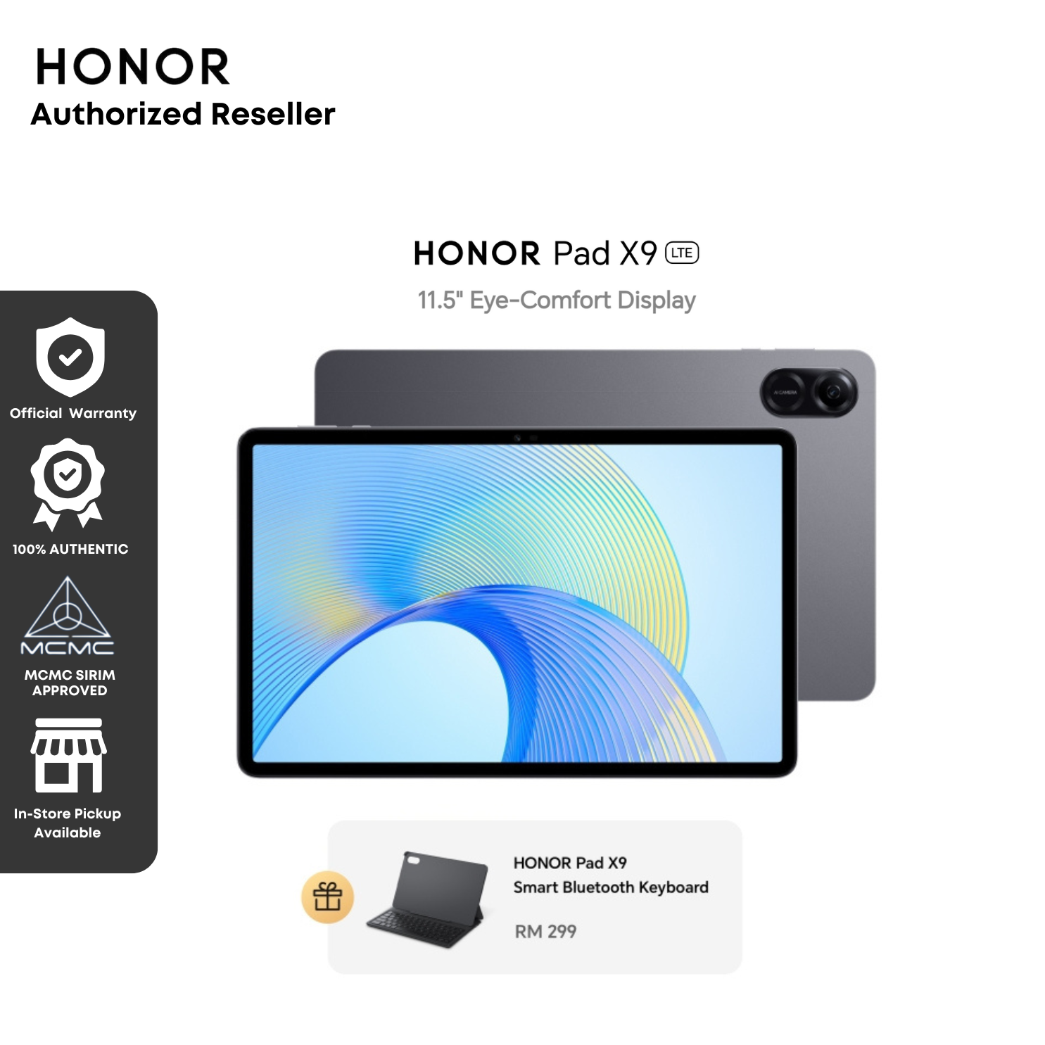Honor Pad X9 Price in Malaysia & Specs - RM784 | TechNave