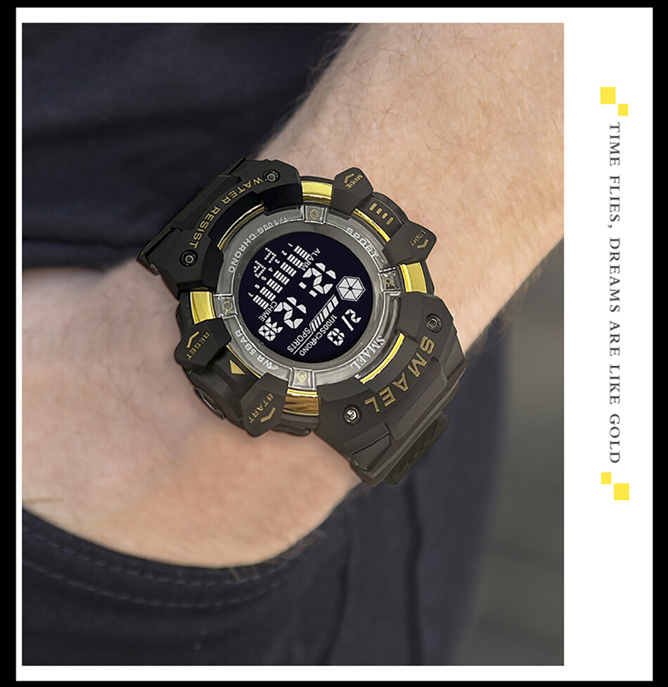 Smael Top Genome Army Original weibliche Hand Chrono Tpu zufällige ...