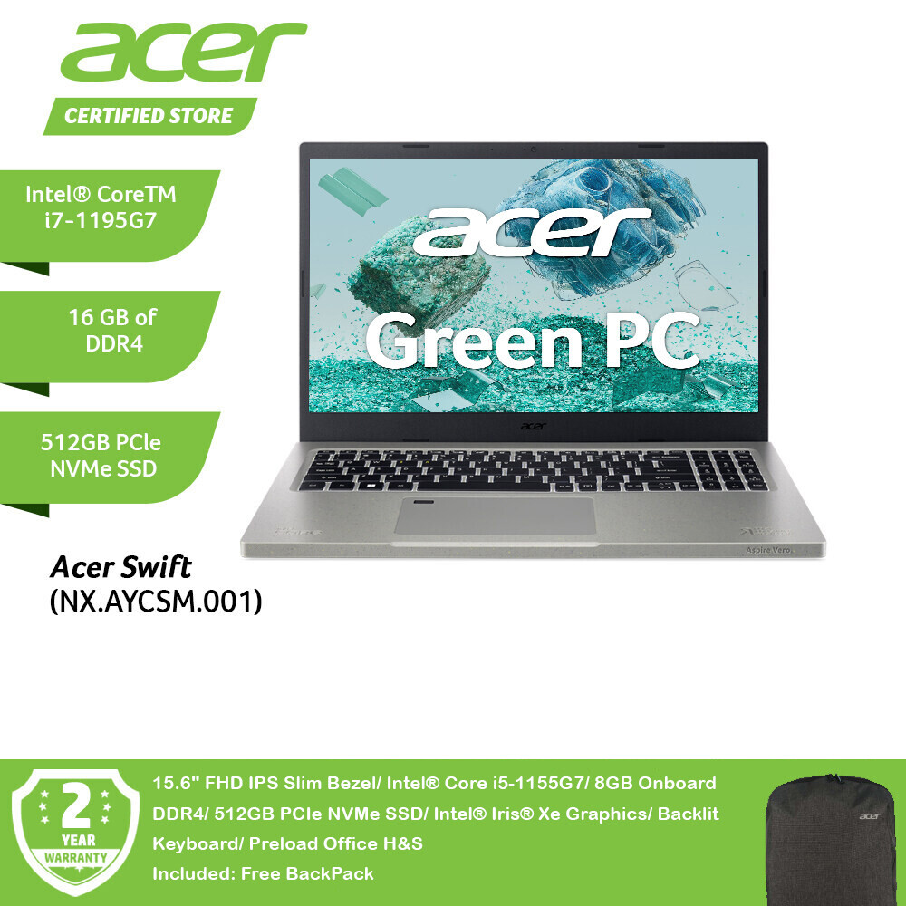 Acer Aspire Vero AV15-51 Price in Malaysia & Specs - RM2999 | TechNave