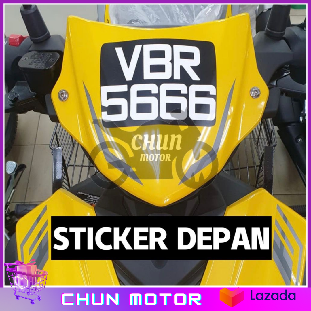 Shop Motor Plate Number Sticker online - Jun 2024 | Lazada.com.my