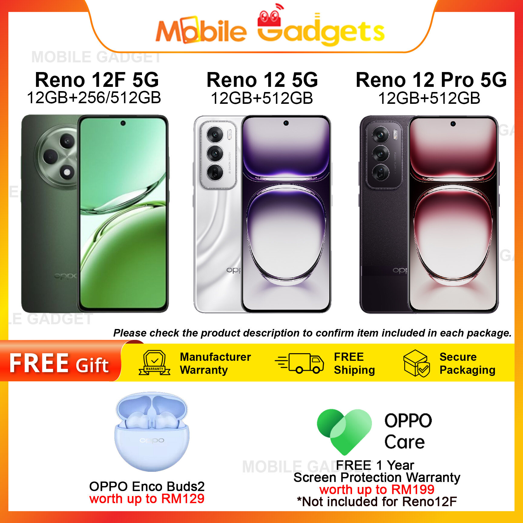 Oppo Reno 12 F Price in Malaysia & Specs - RM1150 | TechNave