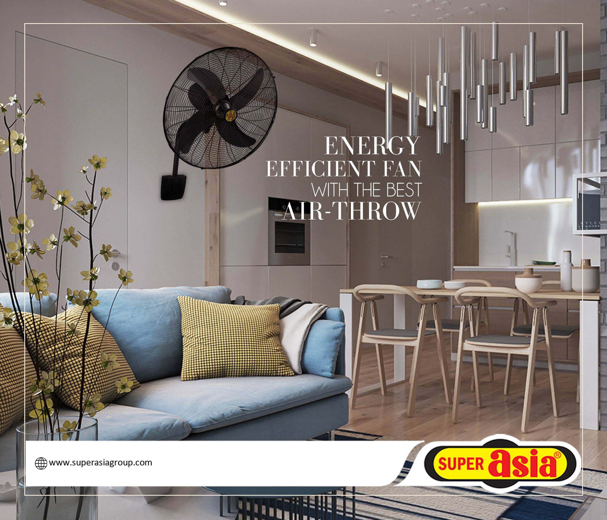 Super Asia Mega Bracket Fan 24 Heavy Duty Motor Long Lasting Motor H MALL