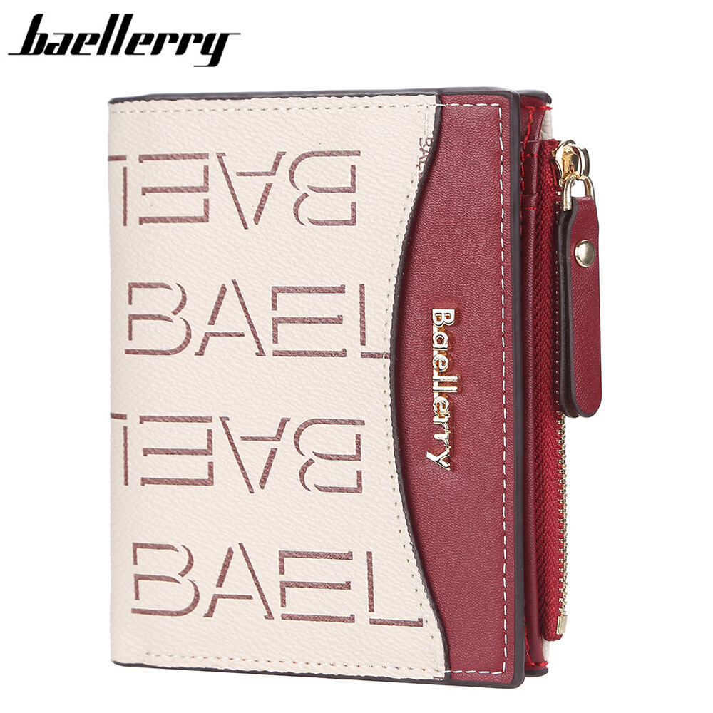 Baellerry 2021 Luxury Brand Leather Wallet Ladies Short Coin Purse Card ...