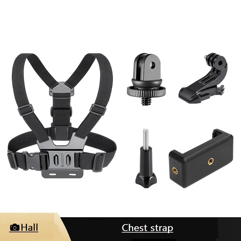 Shoulder strap sports camera set accessories double shoulder chest ...