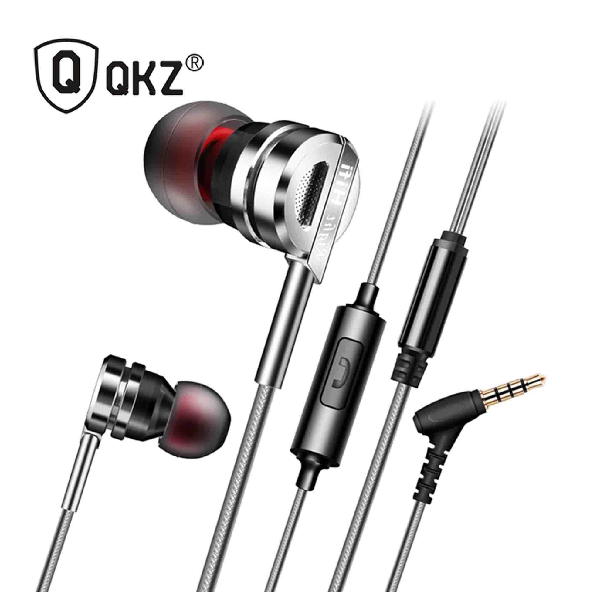 Qkz Dm9 Zinc Alloy Hifi Metal In Ear Earphones With Pouch Box And Ear ...
