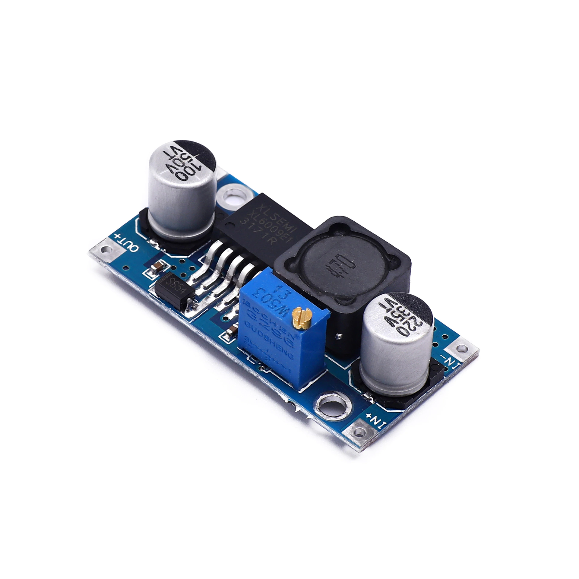 XL6009 Adjustable Step Up Converter Boost Converter for making Mini USB backup Onu Router from ...