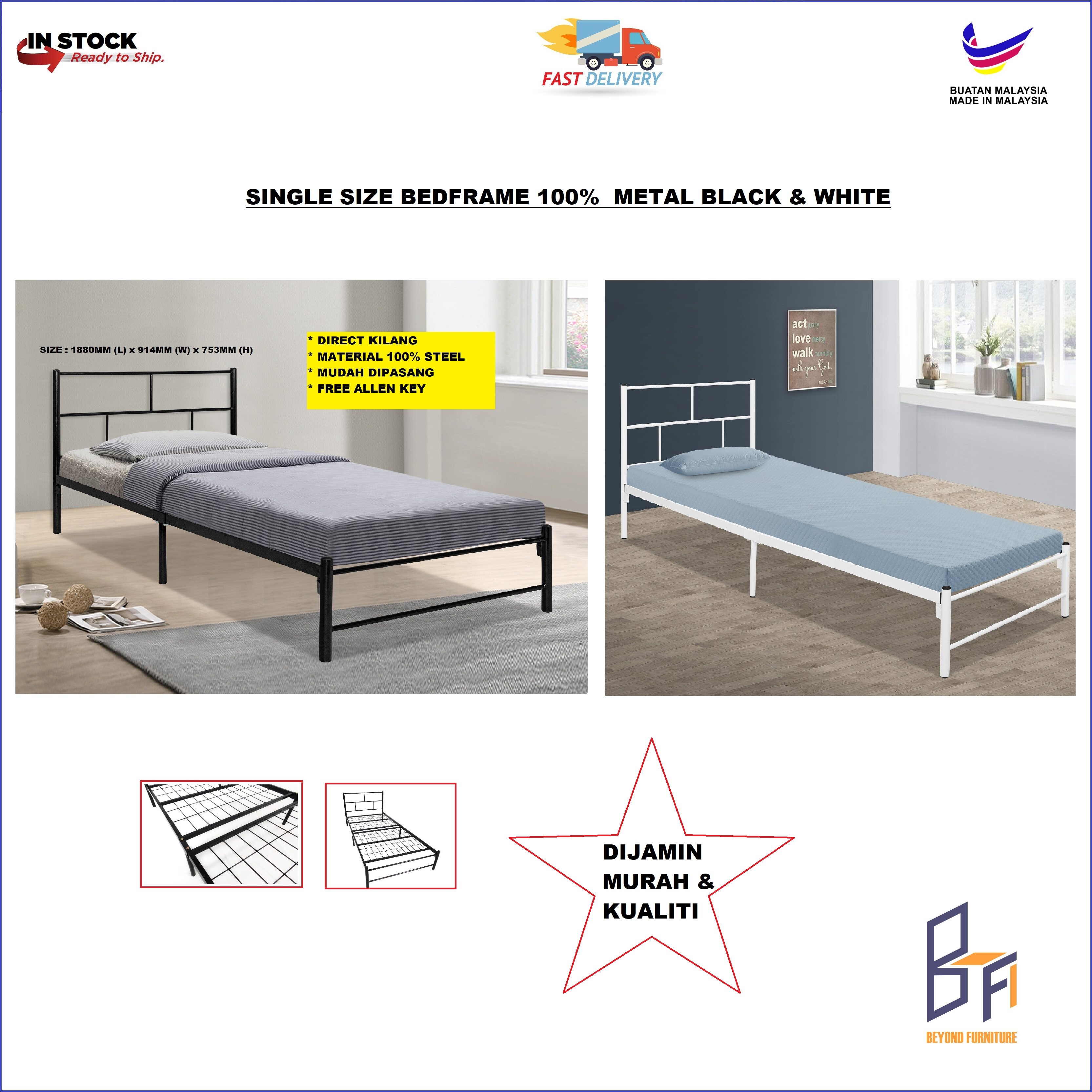 Shop Kuromi Bed Frame online - Jun 2024 | Lazada.com.my