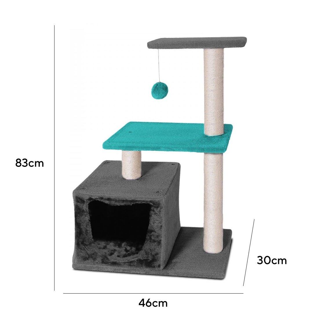 Rascador Casa para Gatos Árbol Rascador para Escalar 3 Niveles - Pet Family | Miravia