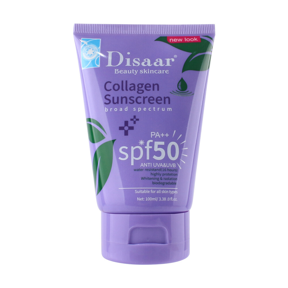 Disaar Collagen Sunscreen SPF 50 Not Greasy Anti-UV Sunscreen 100ml