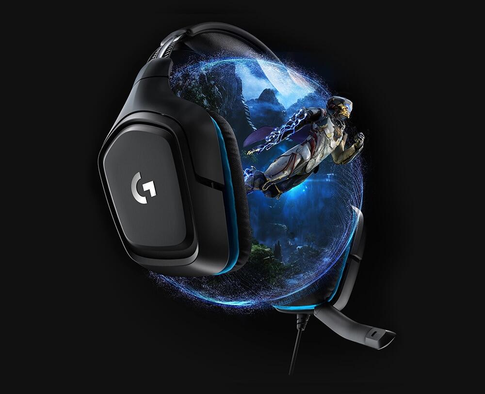 Buy Logitech G431 USB DTS 7.1 Surround Sound Gaming Headset at Best ...