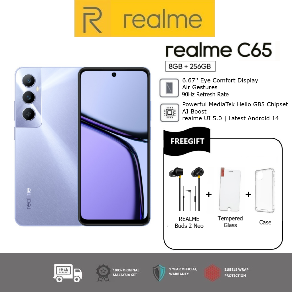 Realme C65 Price in Malaysia & Specs - RM499 | TechNave
