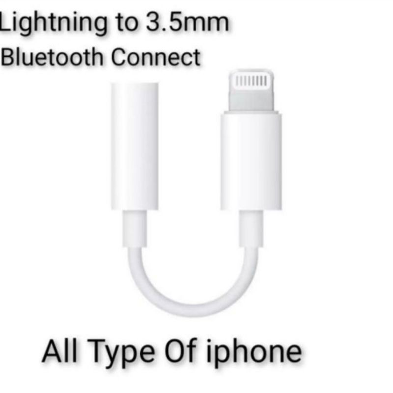 IPHONE LIGHTNING TO 3.5MM JACK ADAPTER CALLING+PLAY MUSIC