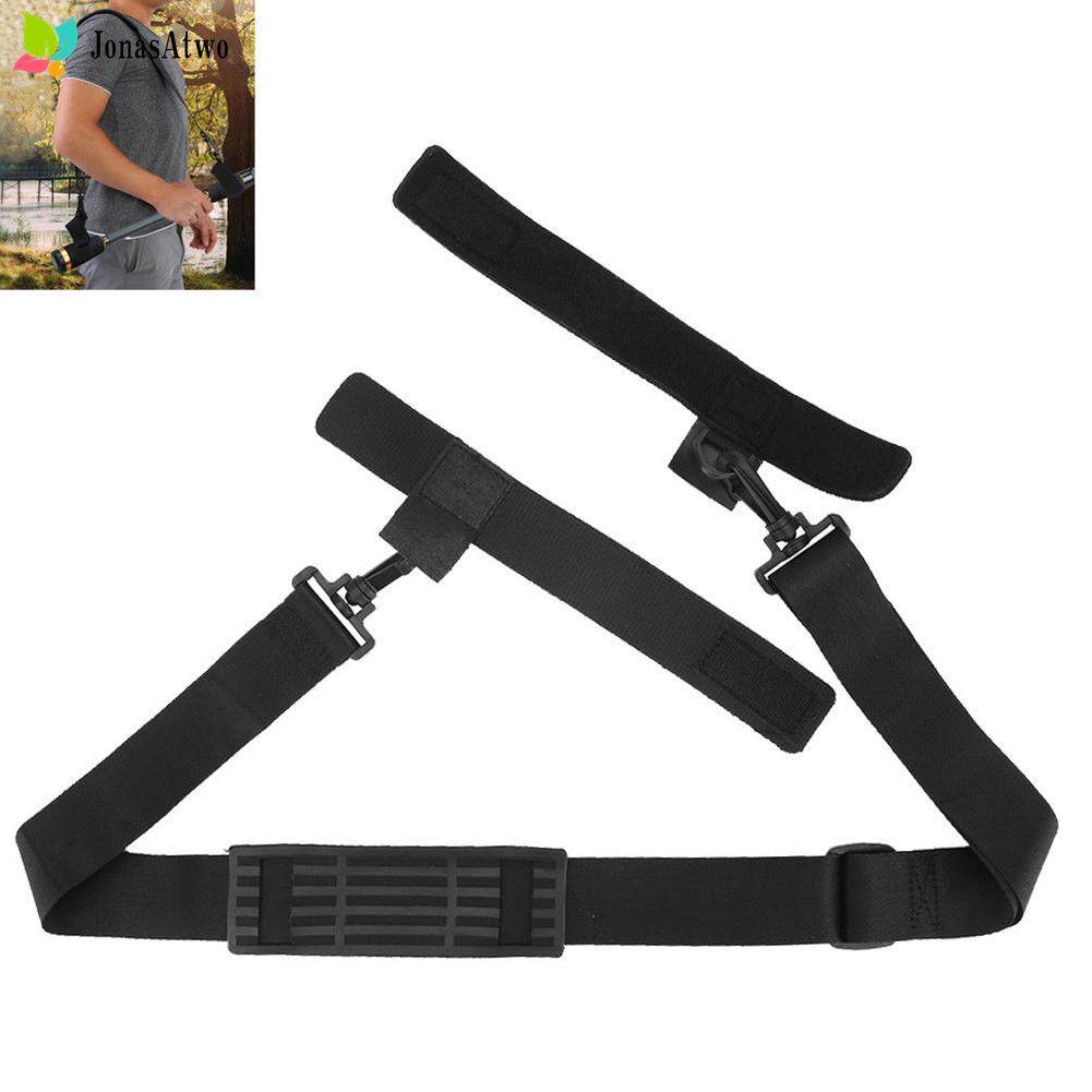 110Cm Fishing Rod Carry Strap Sling Band Adjustable Shoulder Belt ...