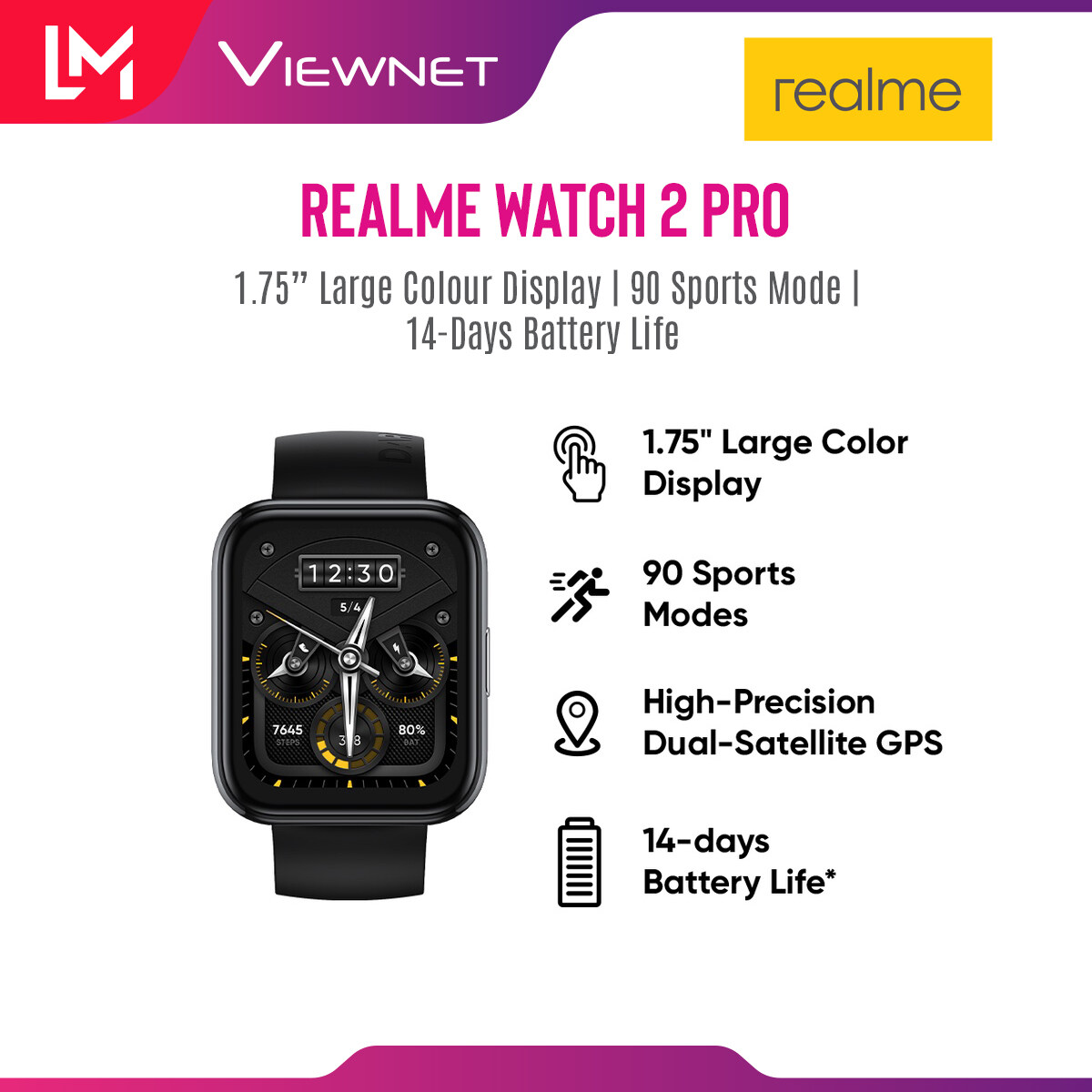 Realme Watch Price in Malaysia & Specs - RM229 | TechNave