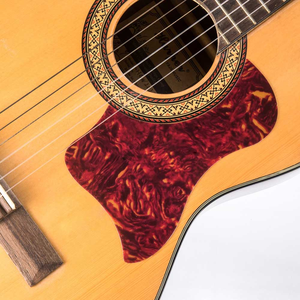 Acoustic guitar pickguard protector turtle drop shaped and bird type ...
