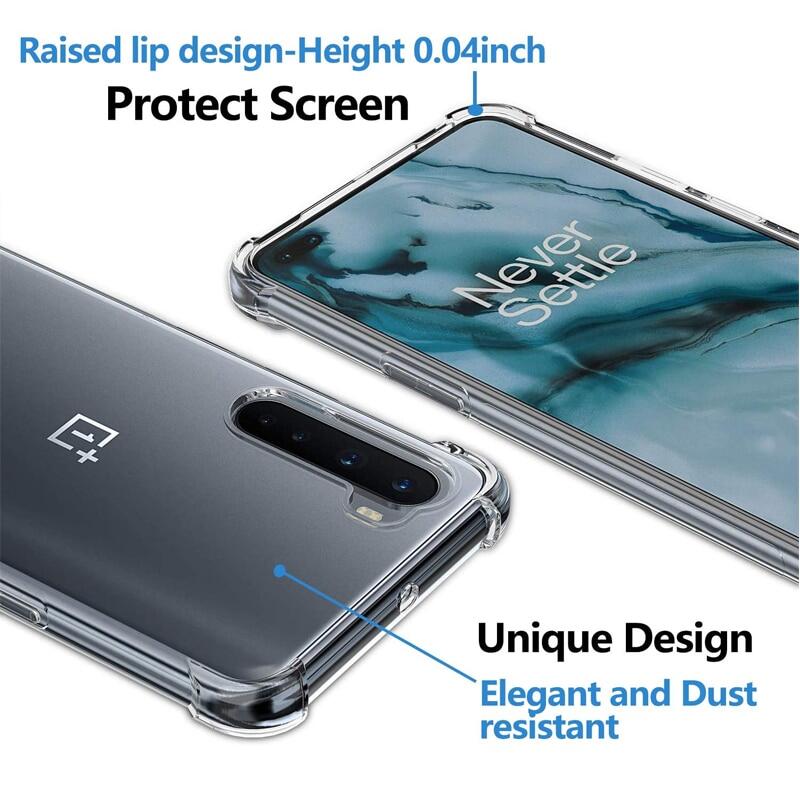 3-in-1/Silicone Cover For OnePlus Nord Case Oneplus 6T 7T 7 7 8 Pro 8T ...