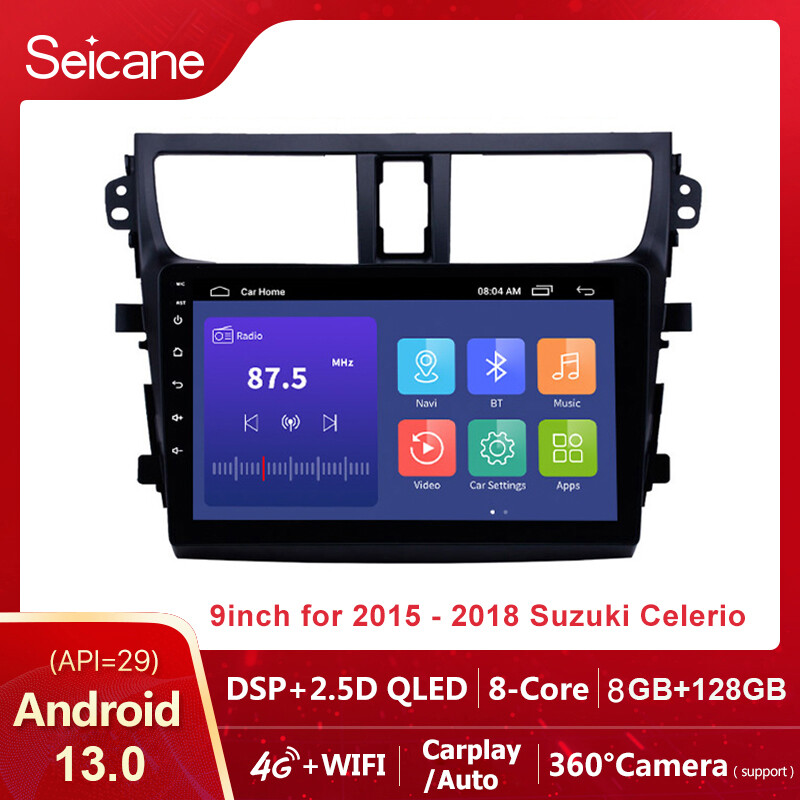 Seicane Android 13.0 2.5D QLED Touchscreen 9 inch Head Unit Bluetooth ...