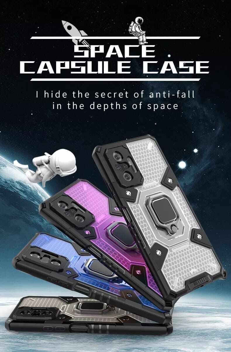 Shockproof Armor Case For Xiaomi Redmi Note 10 Pro Max Space Capsule ...