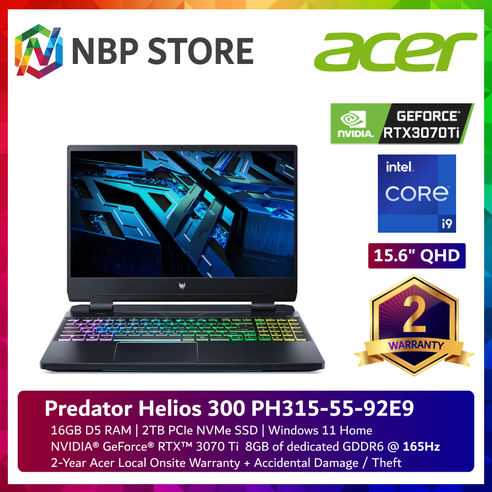 Acer Predator Helios 300 PH315-55 Price in Malaysia & Specs - RM9999 ...