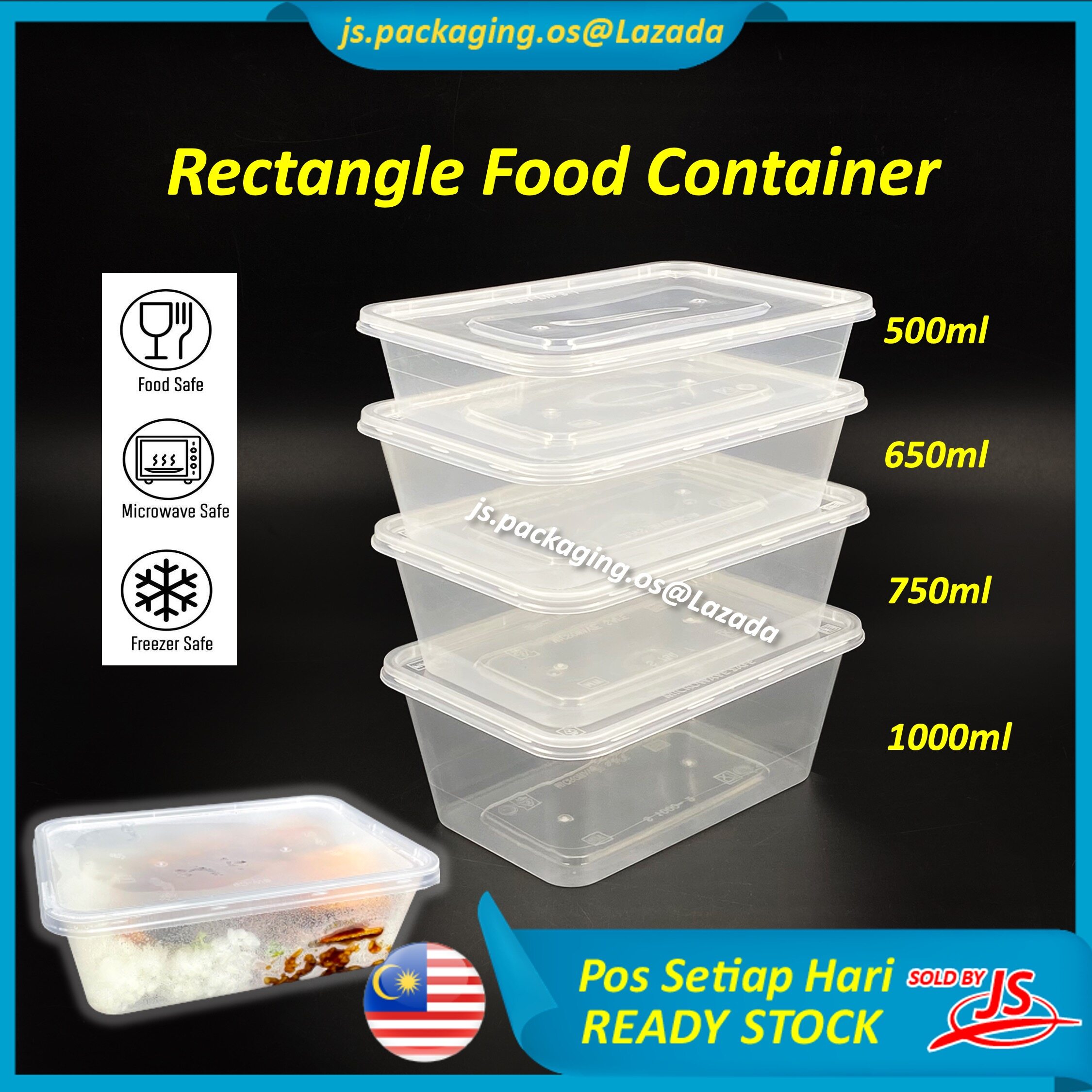 Buy Long Rectangular Plastic Container online | Lazada.com.my