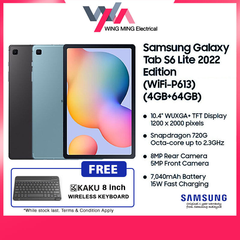Samsung Galaxy Tab S6 Lite (2022) Price in Malaysia & Specs - RM1149 | TechNave