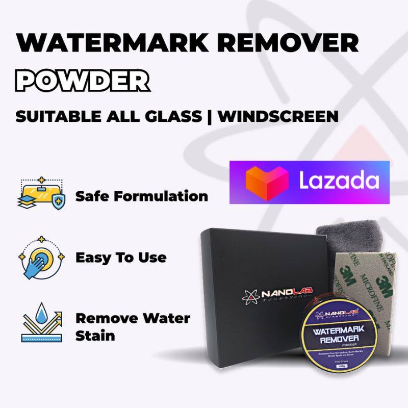 Windscreen Watermark Remover Powder | Watermark Remover car Glass ...
