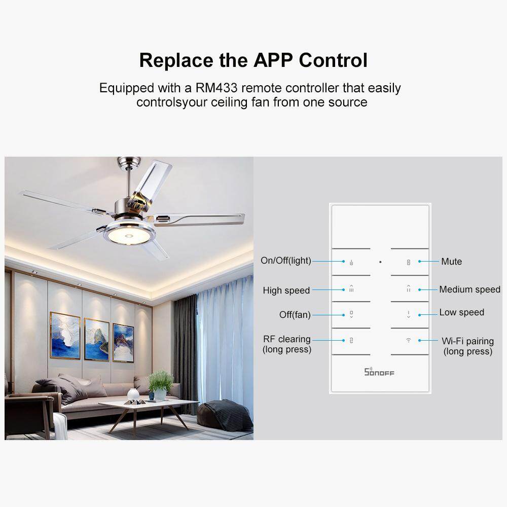 Alexa Compatible Ceiling Fan Control | Shelly Lighting