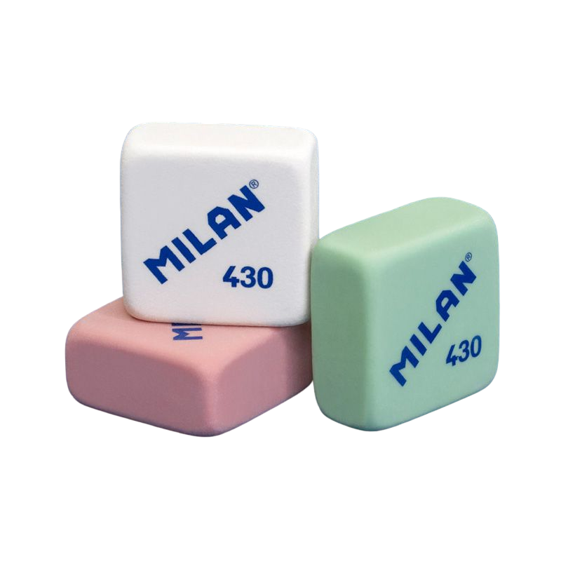 GOMA DE BORRAR MILAN 430, pack de 1 unidad o pack de 3 unidades. | Miravia