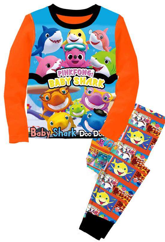Baby Products Baby Shark Boys Pyjamas Doo Doo Doo PinkFong Baby Boys 0-24m