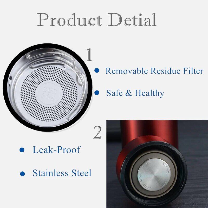 Stainless Steel Digital Flask Vacuum Thermal Flask with LED Temperature ...