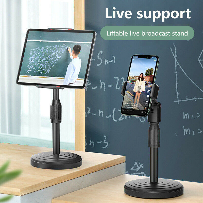 Height Adjustable Mobile Phone Stand Holder For Live Stream