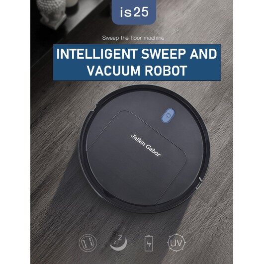 Jallen Gabor IS25 Household Charging Automatic Sweeping Robot Smart Vacuum Clean - munimoro.gob.pe