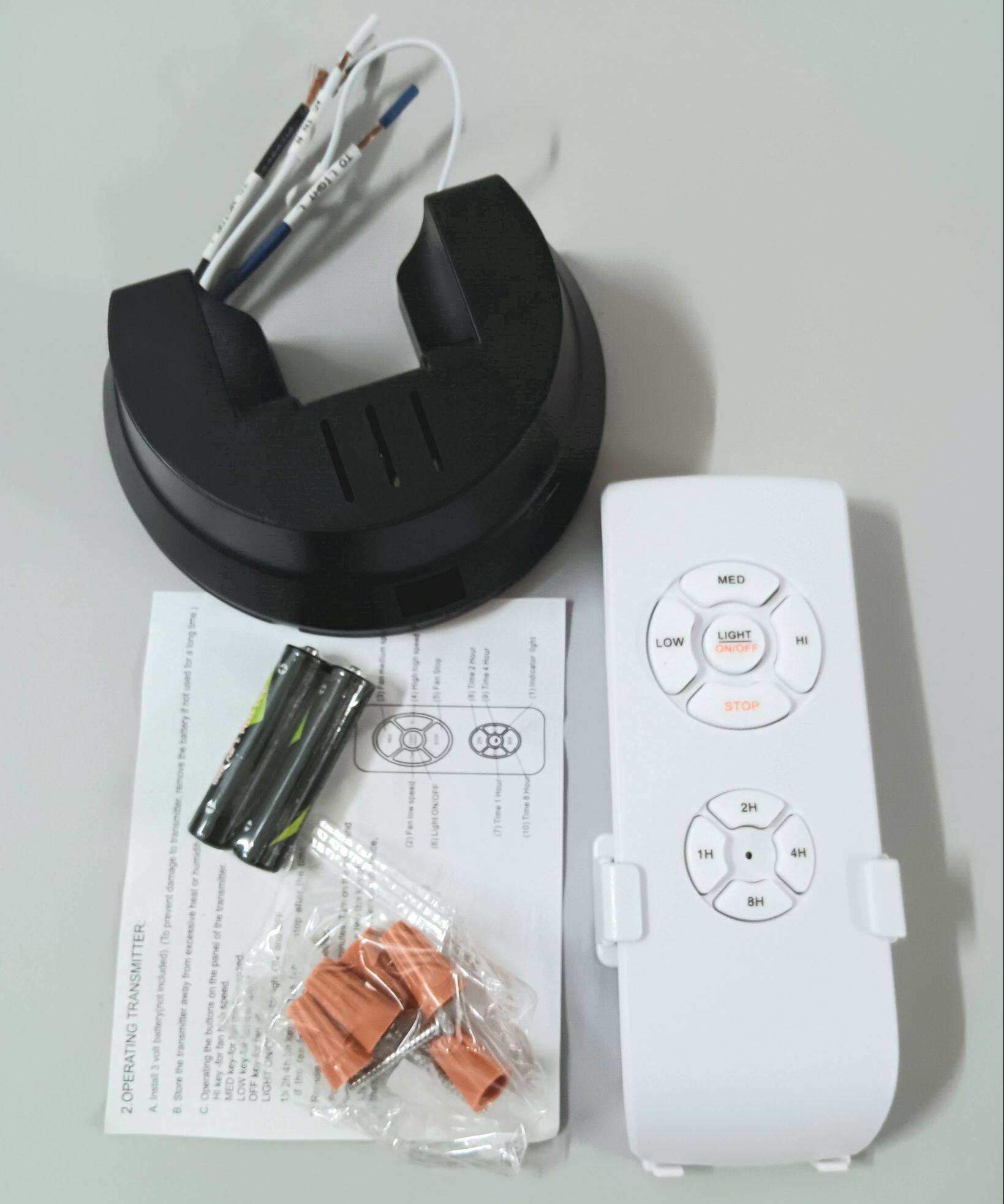 Ceiling Fan Remote Control Transmitter And Receiver | Shelly Lighting