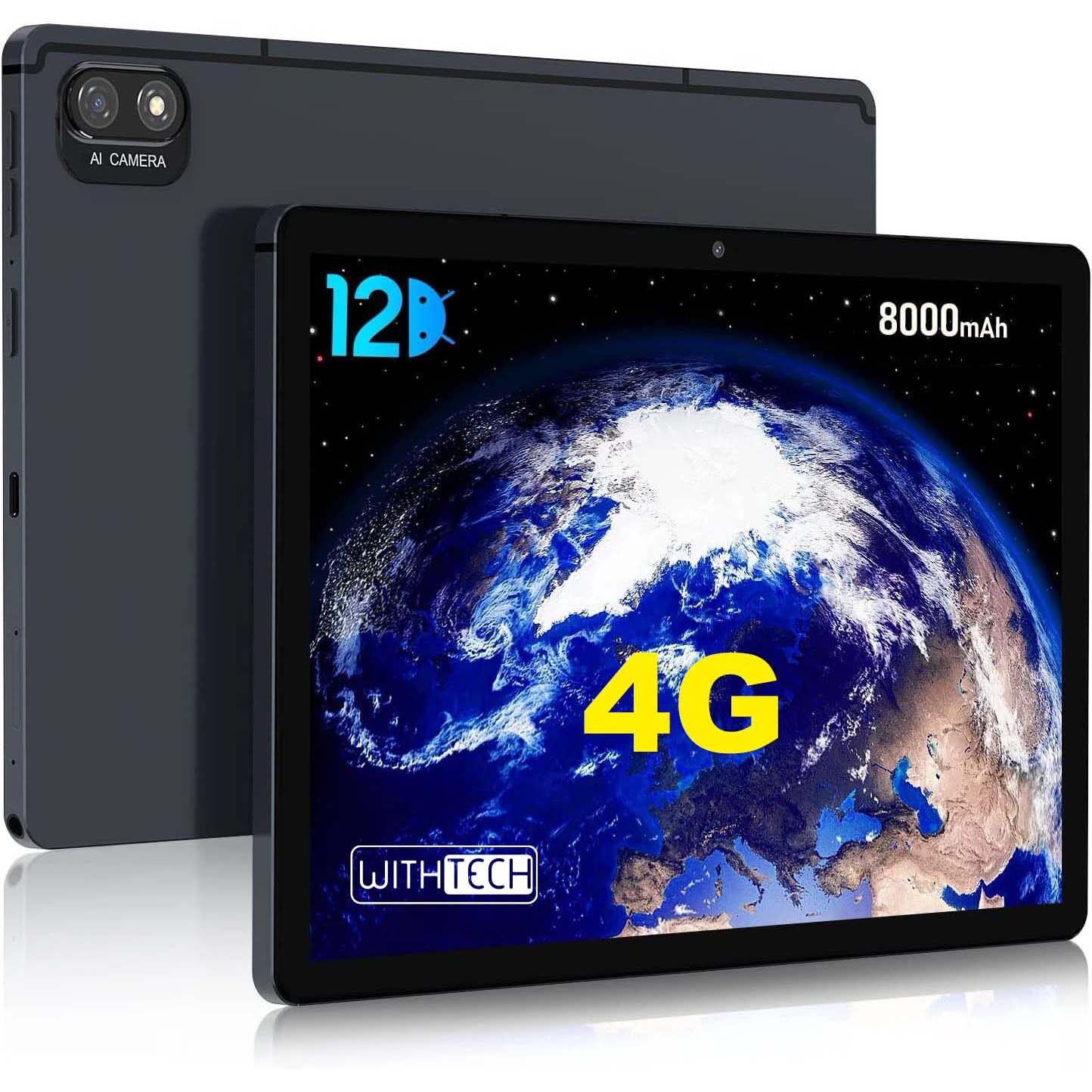 Tablet Withtech CIS Edison X Game 10 pulgadas Android 12 8/128 Gb 4G ...