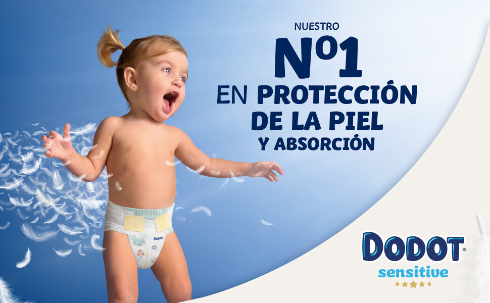 Dodot Sensitive Pañales Bebé, Tallas 0,1,2. | Miravia