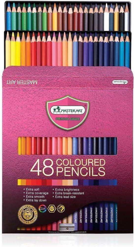 Masterart 48 Color Pencil Master Art Colour Pencil Master Series ...