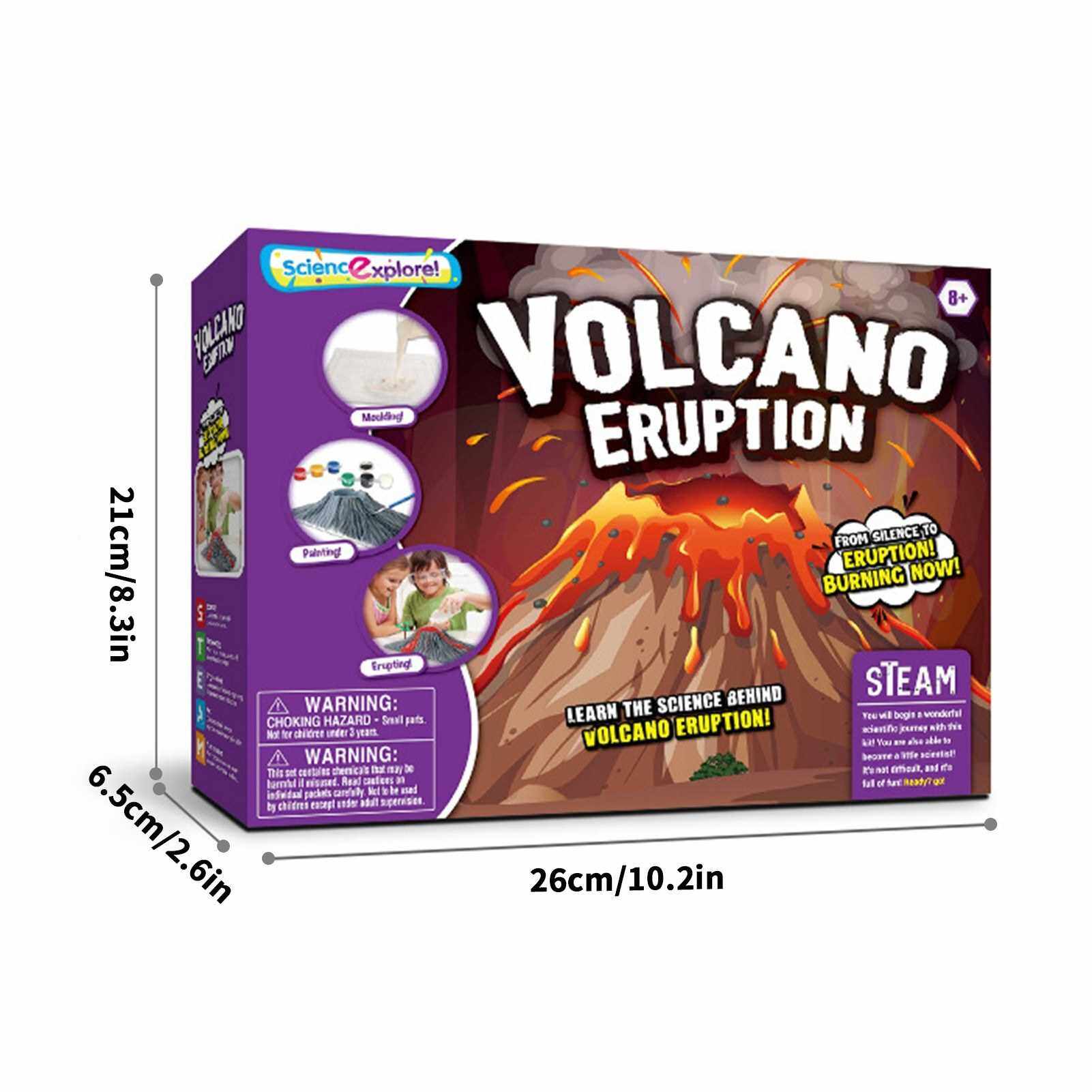 Volcanic Eruption Kit STEM Chemical Science Experiment Educational ...