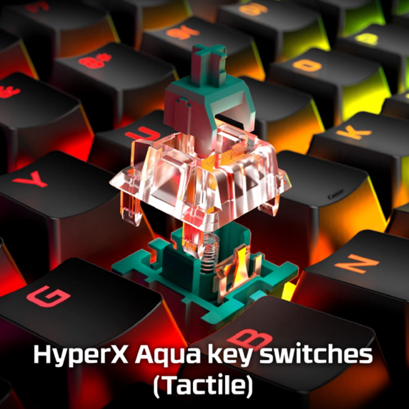 HyperX Alloy Origins Core Mechanical HyperX Red Switch / Aqua Switch ...